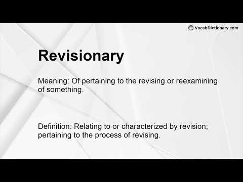 Revisionary Meaning