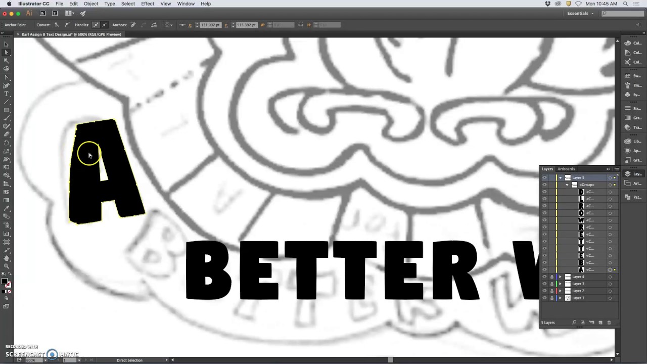 2  Modifying a Vector Typeface