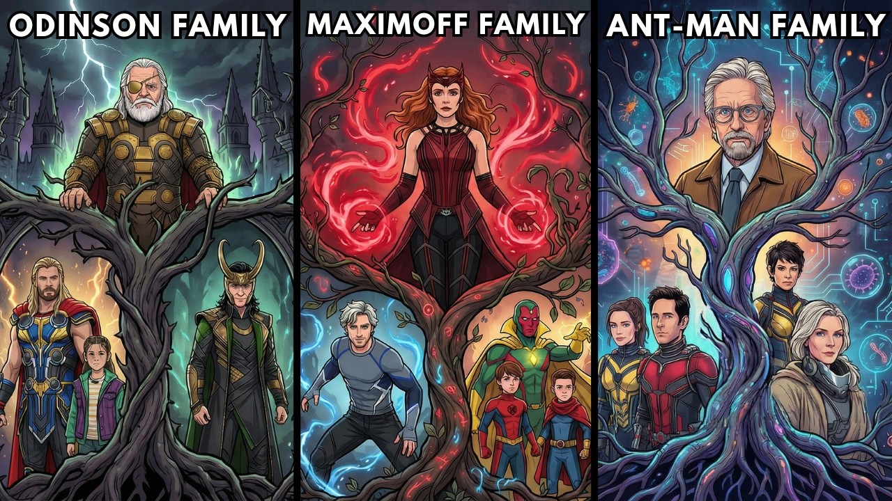 All Family Trees in Marvel EXPLAINED In Detail