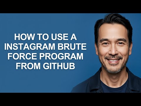 How to Use a Instagram Brute Force Program From Github - KevinHowTo