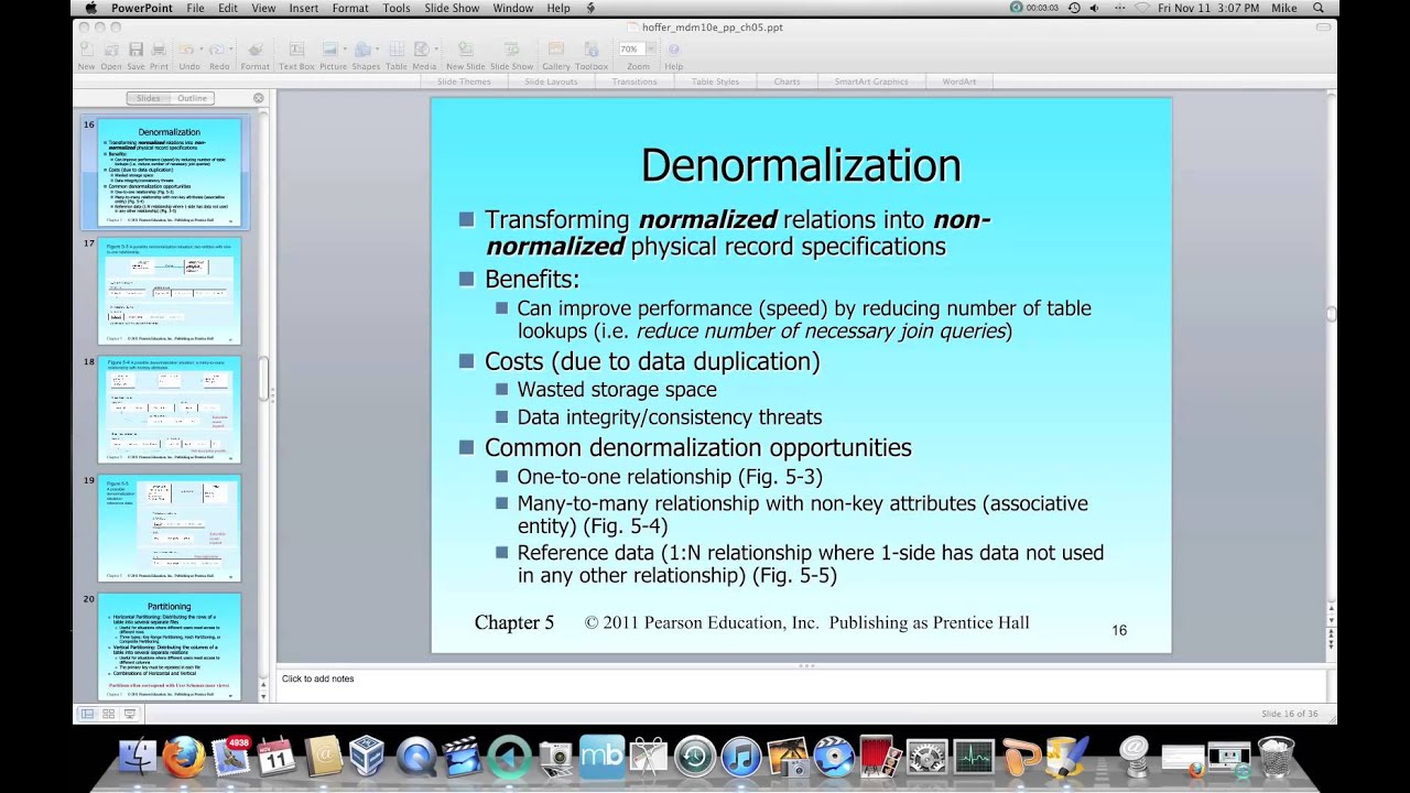 Ch 5  Denormalization