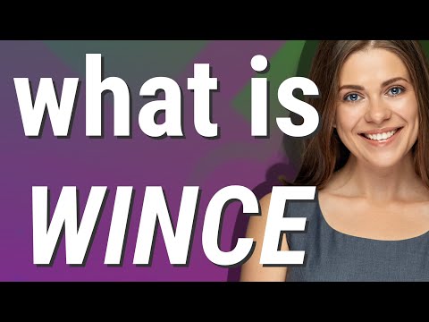Wince | meaning of Wince