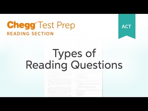 Types of ACT Reading Questions Video Lecture - Reading for ACT