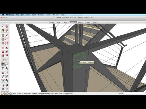 Usefulness of the protractor tool within Sketchup – Sketchup World