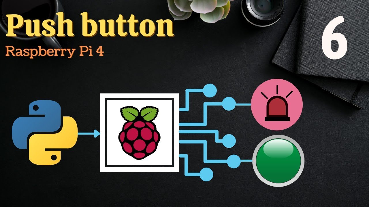 Push Button Operation using Python in Raspberry Pi 4