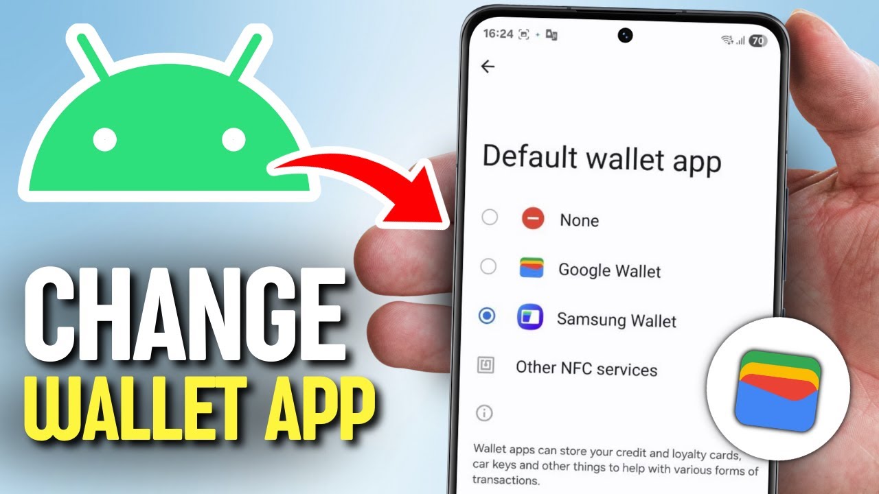 Set Up Default Wallet for Contactless Payments Android