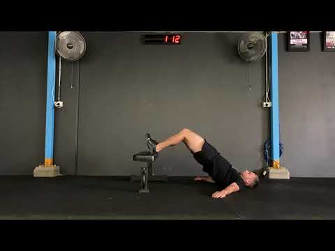 Feet Elevated Glute Bridge