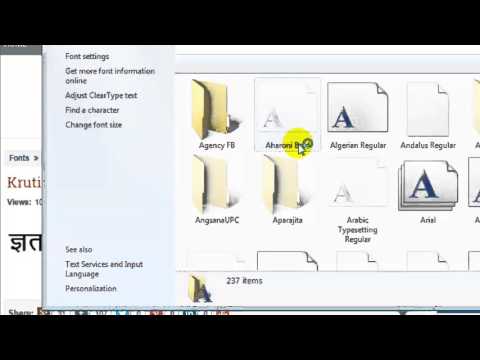 How to add hindi font in Microsoft word