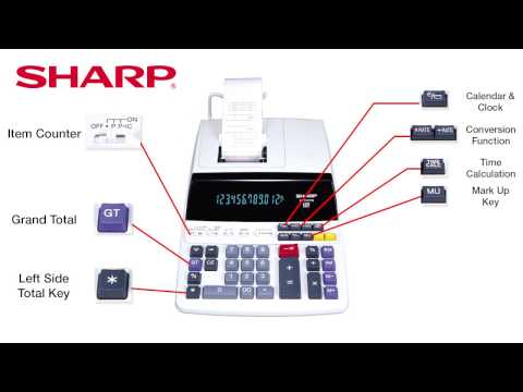Sharp EL-1197PIII Printing Calculator
