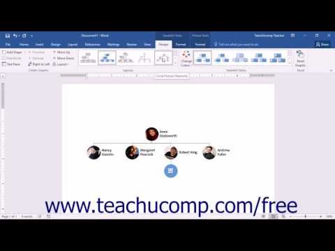 Word 2016 Tutorial Design and Format SmartArt Microsoft Training