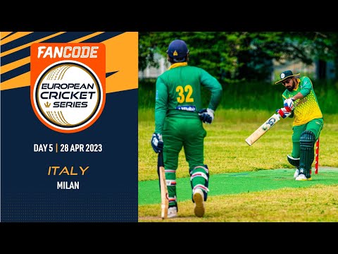 🔴 FanCode ECS Italy, Milan, 2023 | Day 5 | T10 Live Cricket | European Cricket