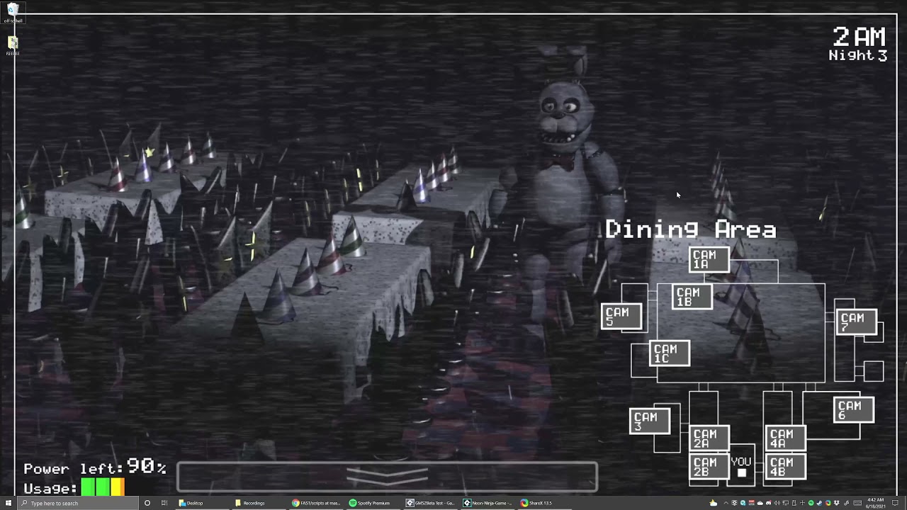 (No longer maintained) FNAF Security Camera View (Interactive). (Lively) (Wallpaper Engine)