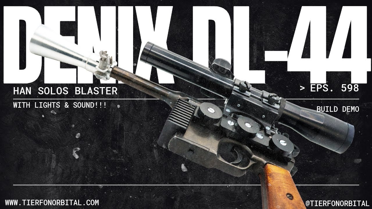 Blaster Factory Denix DL44 Installed with a Proffieboard