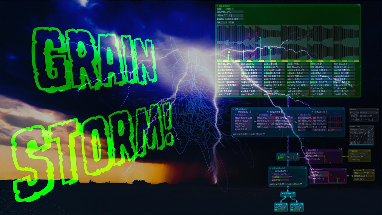 BespokeSynth | Grain Storm Pulse!
