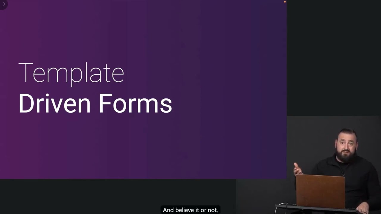 16. Template Driven Forms Overview