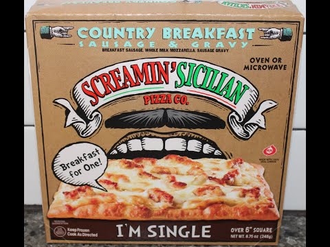 Screamin’ Sicilian Pizza Co. Country Breakfast Sausage & Gravy Pizza Review
