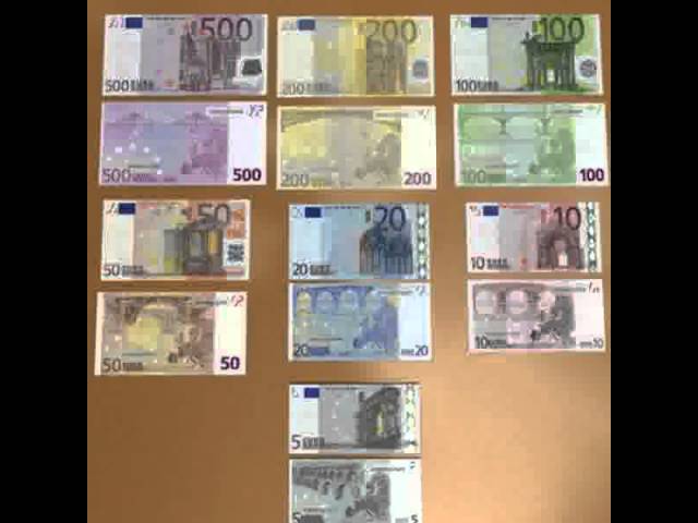 3D Model European Paper Money Collection 3D Model - FlatPyramid