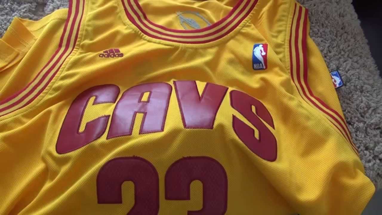 LeBron James Cleveland Cavaliers adidas Replica Jersey – Gold