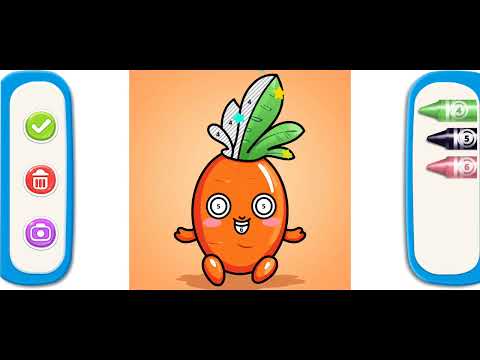 ๐ฅ Carrot Color by Numbers Game - Coloring by Numbers for Kids Walkthrough