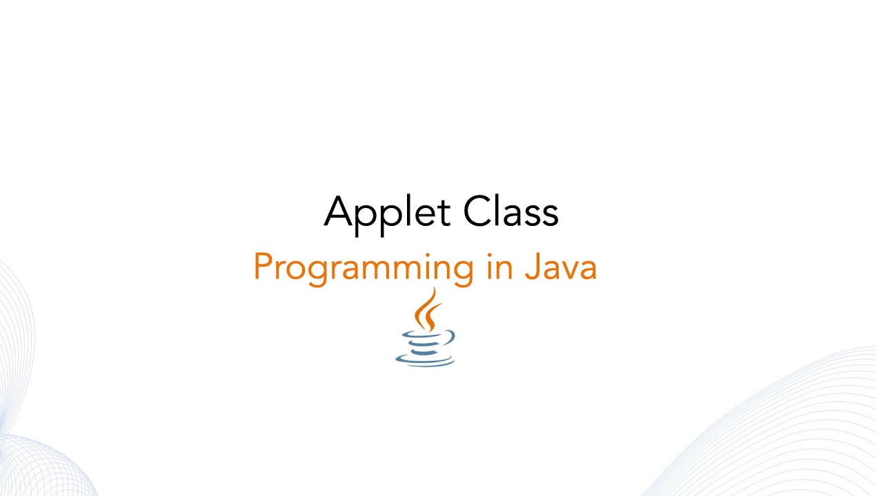 Applet class