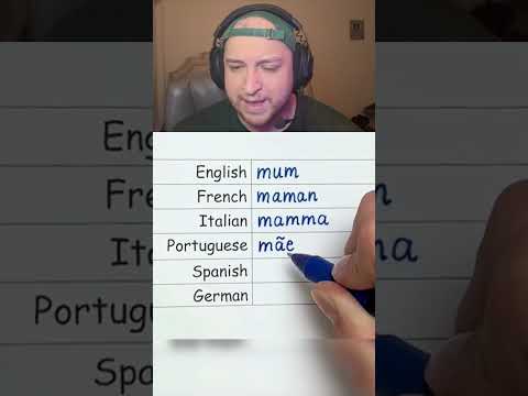 HOW TO SAY MUM IN DIFFERENT LANGUAGES #shorts