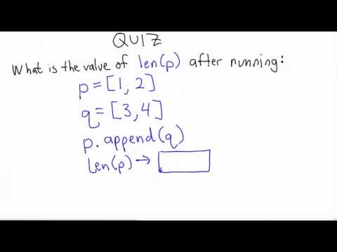 Learn Append Quiz Intro to Computer Science - Mind Luster