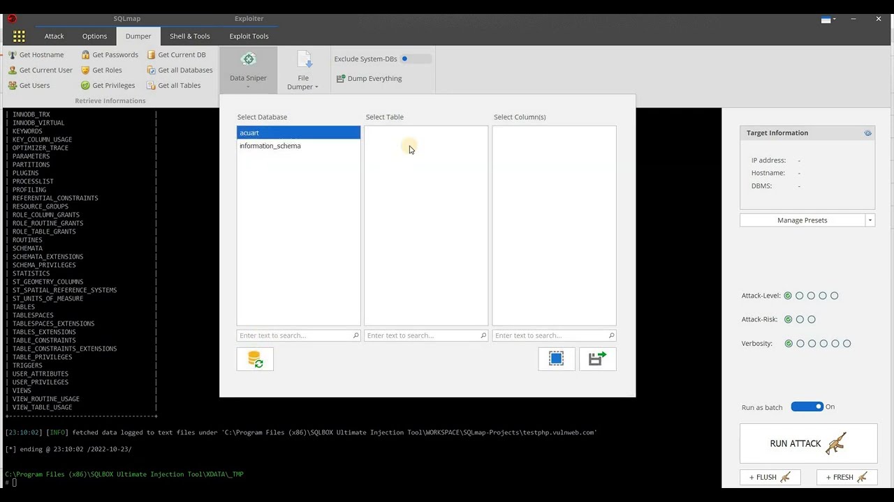 SQLBOX |  SQLMAP GUI