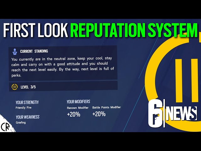 How to maintain positive reputation standings in Rainbow Six Siege ...