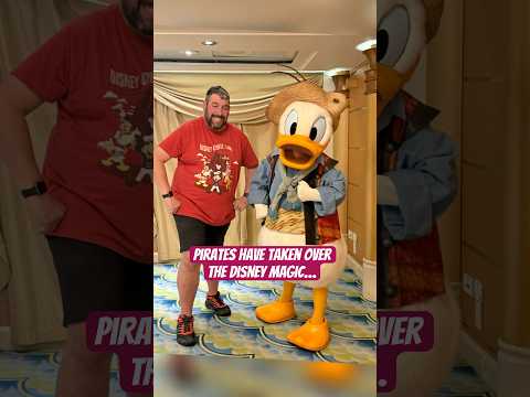 Pirates have taken over the Disney Magic! #disney #cruise #piratesofthecaribbean #shorts