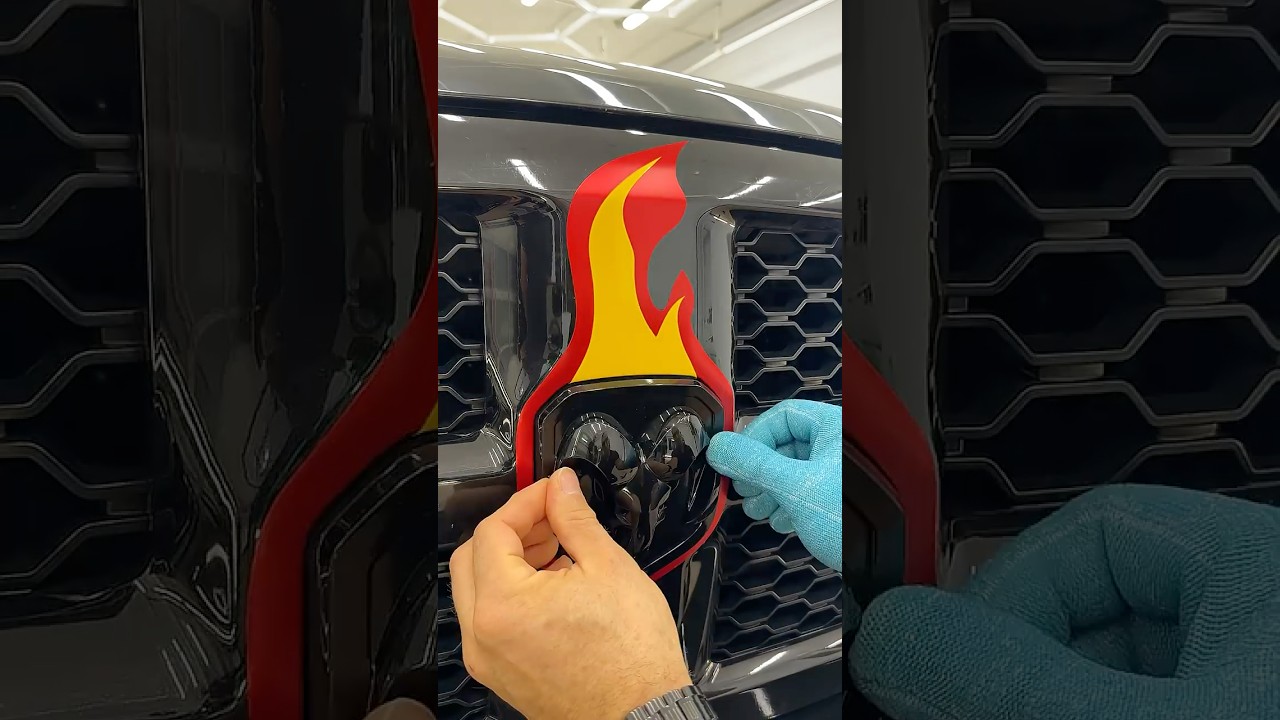 Fire-Breathing Emblem Mod | Dodge RAM Aries 🔥