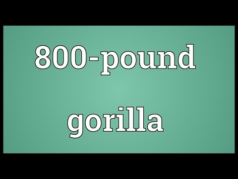 800-pound gorilla Meaning