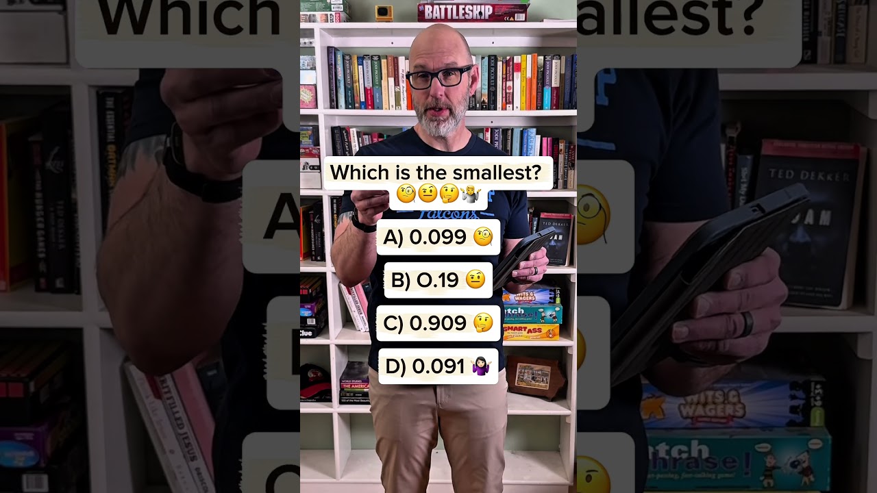 Which number is the smallest?  #trivia  #mathematics  #numbers