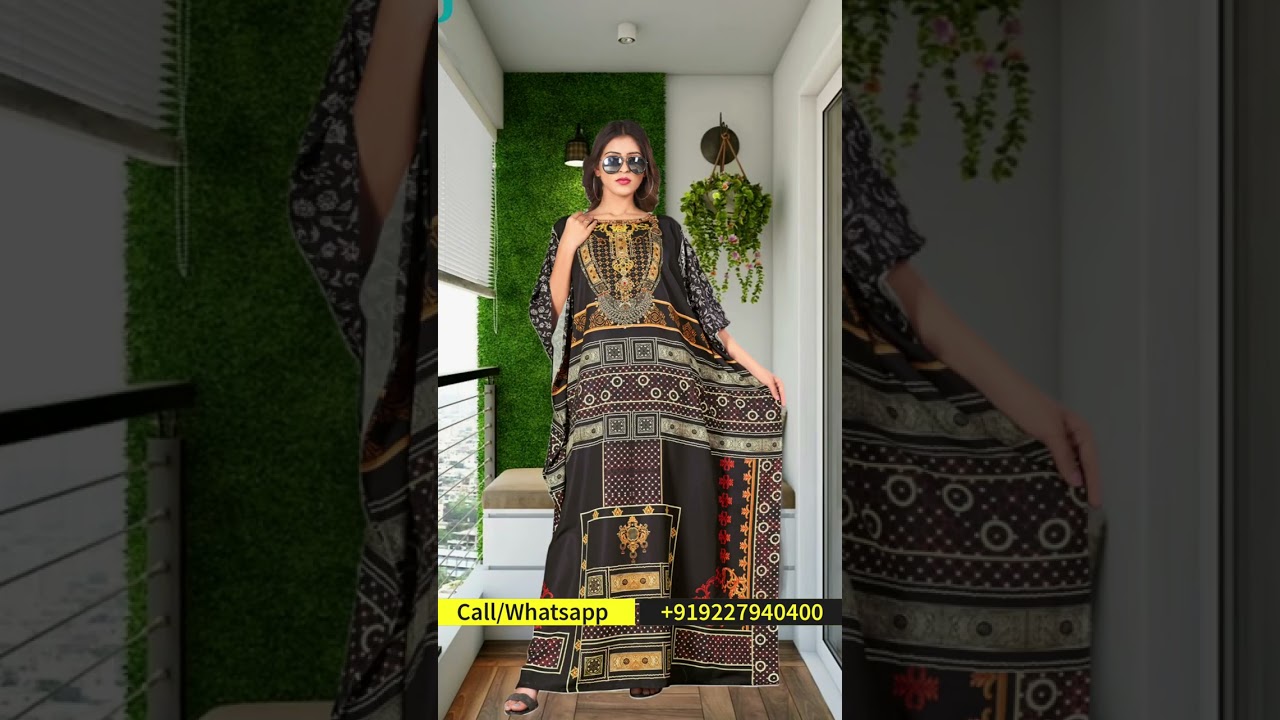 Designer Long Kaftan 2023 - Everyday Wear || Kaftan Dresses