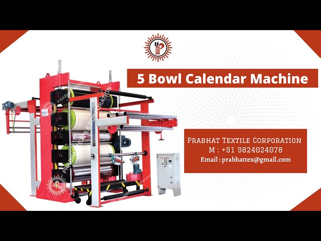 L Type Three Bowl Textile Calendering Machine - 5 Bowl Heavy Duty ...