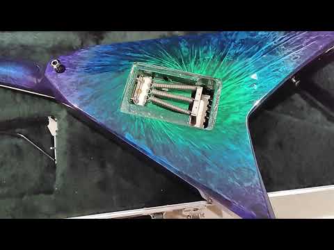 1993 Jackson Rhoads RR1 Eerie Dess Swirl Made In USA w/OHSC | Reverb