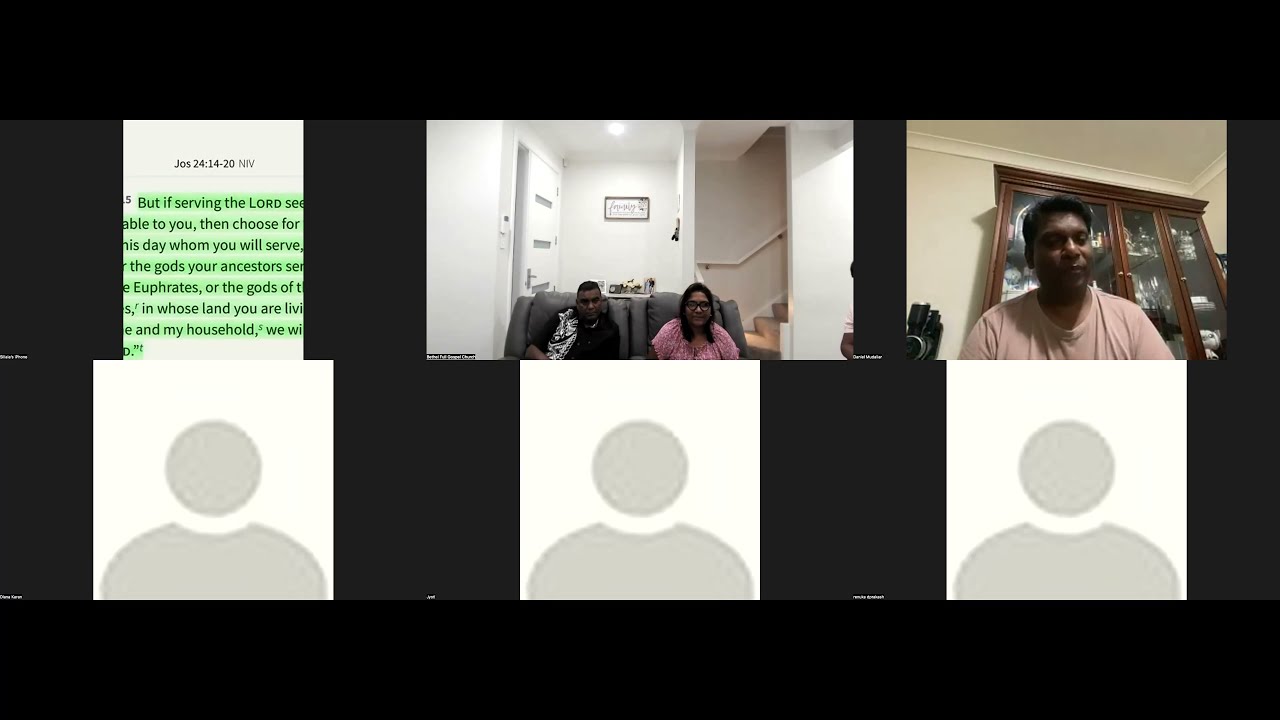 Zoom Meeting Book of Revelation study 4/03/22