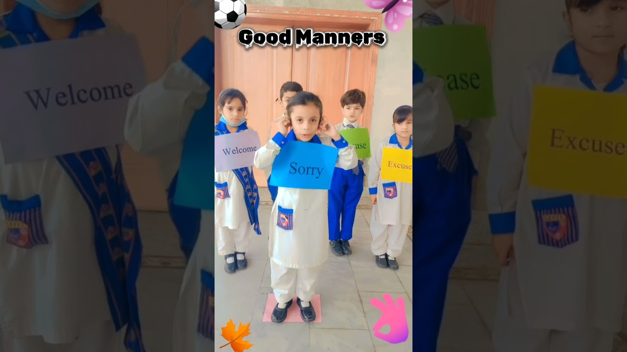 Good Manners Activity by Kindergarten Students#shorts#education #schoolkids