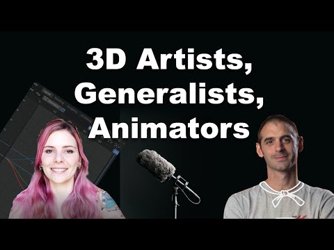 Career guidance, industry status, advice for 3d artists, generalist, animators new to the industry