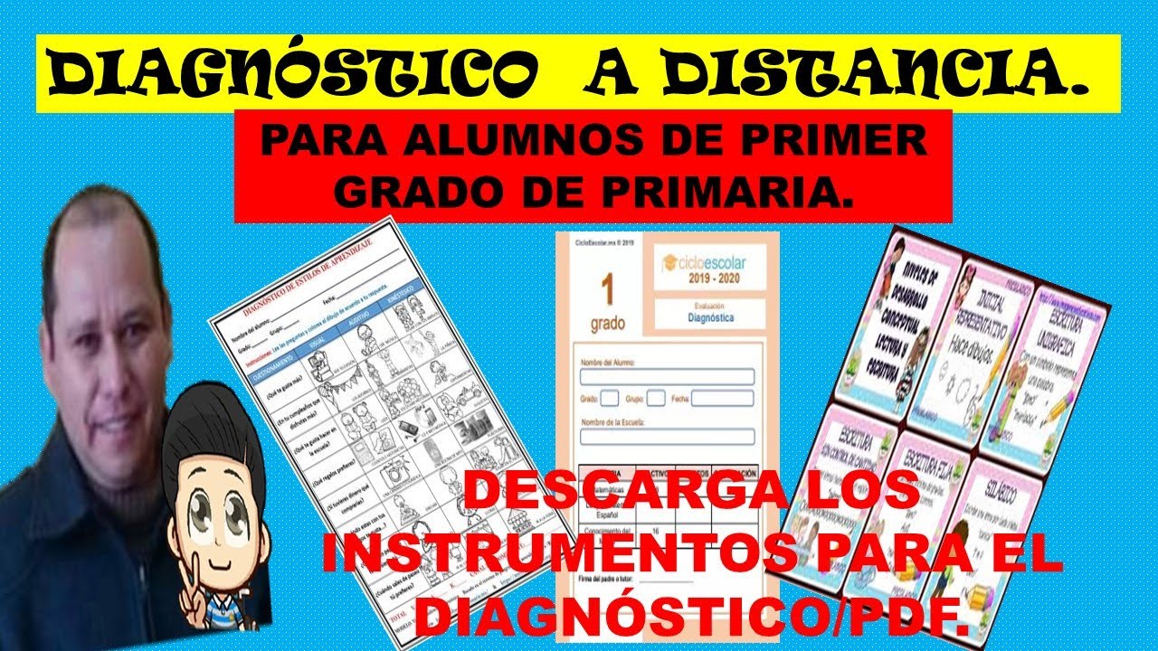 FORMATOS PARA EL DIAGNÓSTICO A DISTANCIA/ ALUMNOS DE PRIMER GRADO DE PRIMARIA/DESCARGA/FORMATOS/PDF