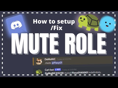 How to make/fix mute role in discord