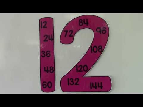 Easy Skip Counting! Learn To Skip Count By 12 With This Simple Song