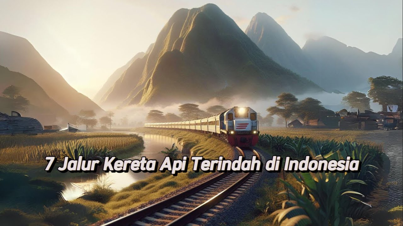 7 Jalur Kereta Api Terindah di Indonesia #top1 #tranding #keretaapi