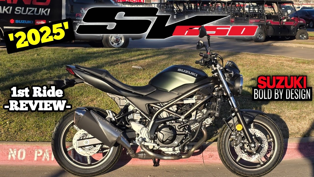 2025 Suzuki SV 650 Review & 1st Ride | 1 of the G.O.A.T MOTORCYCLES