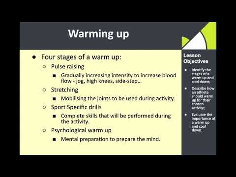 Unit 3 #4 Warm up and Cool Down