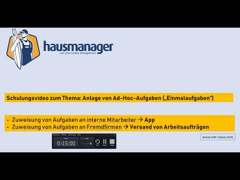 Ad Hoc Aufgaben für Mitarbeiter und Fremdfirmen