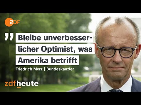 Bundeskanzler Merz nach Antrittsbesuch bei Donald Trump "sehr zufrieden" | ZDF heute-journal