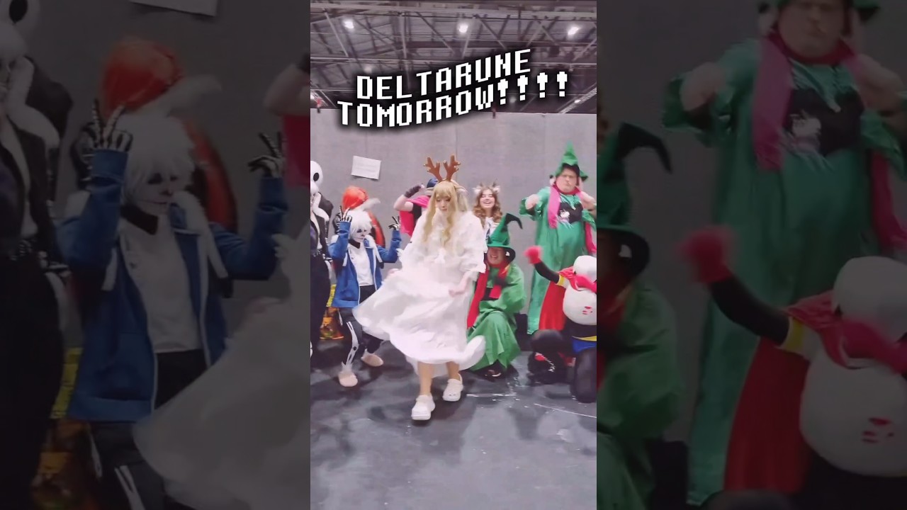 DELTARUNE TOMORROW!!! undertale and deltarune cosplay #cosplay #deltarune #undertale #comiccon