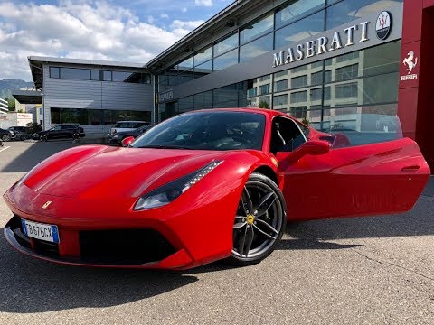 Ferrari 488 GTB !! Insane Power of the 3.9 l. V8 Engine !! Test & Review