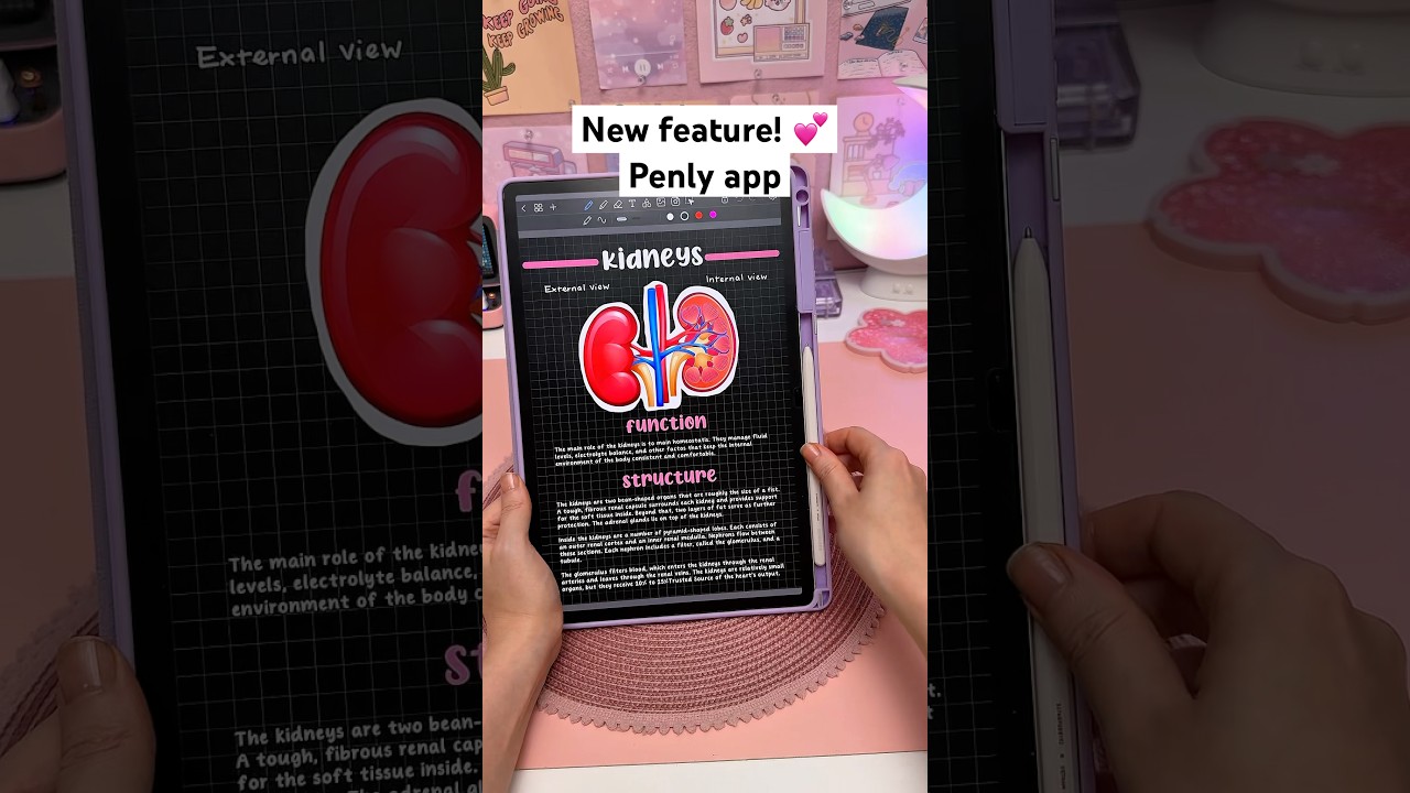 Note taking app you NEED to try ✍️💕 study notes | Penly android app | Samsung tablet | galaxy tab S9