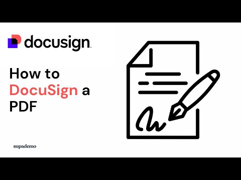 How to DocuSign a PDF